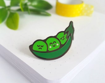 Pea of Positivity Enamel Pin Cute Green Pea Positive Enamel - Etsy UK