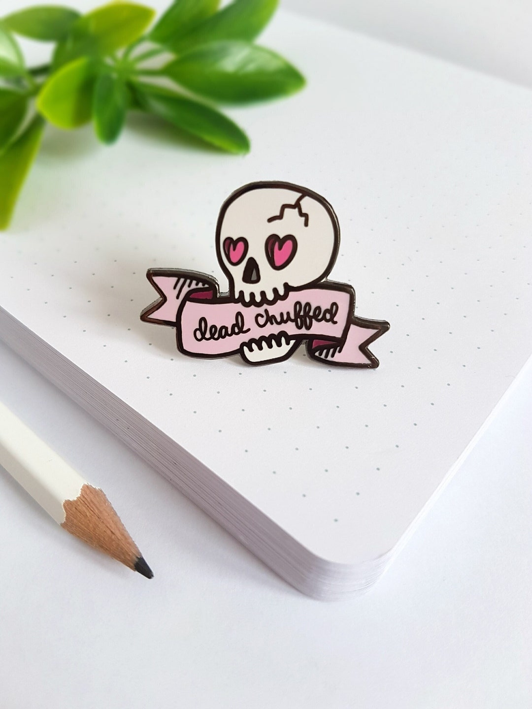 SALE Dead Chuffed Hard Enamel Pin - Etsy