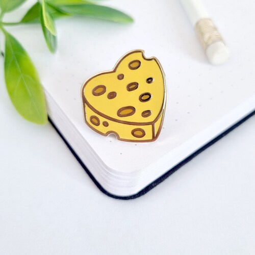 Cheese Enamel Pin Badge Cheese Gifts Gifts for Cheese - Etsy