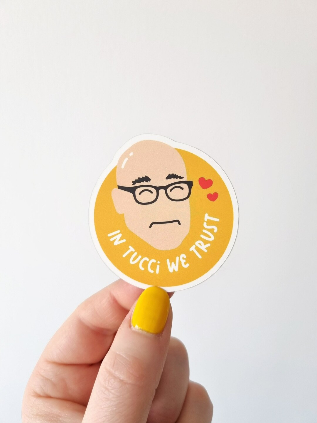In Tucci We Trust Matte Vinyl Sticker - Etsy