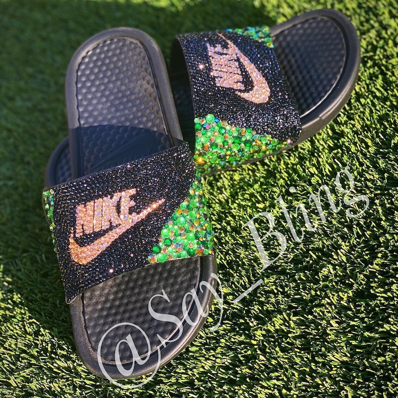 Nike Slides Custom - Etsy