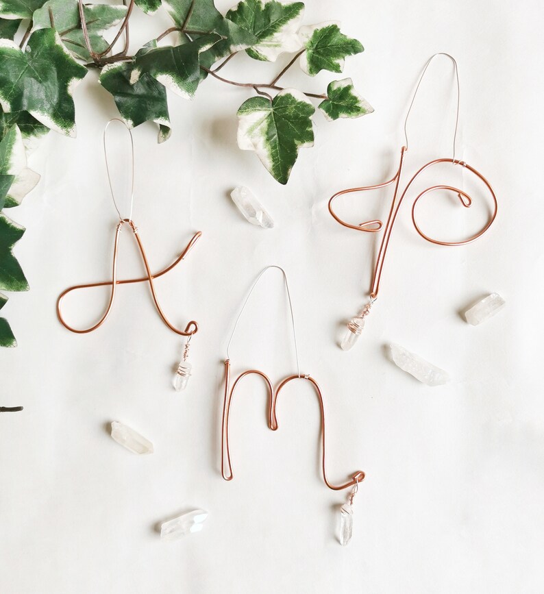 Personalised Initial Tree Decorations - Etsy UK