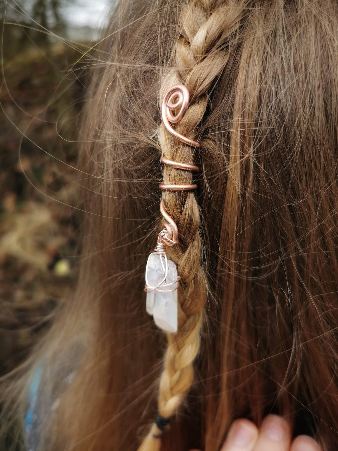 Viking Celtic Hair Cuff Braid Dreadlocks Plait Spiral | Etsy