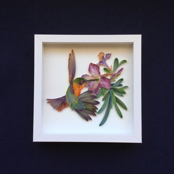 Quilled Hummingbird - Etsy