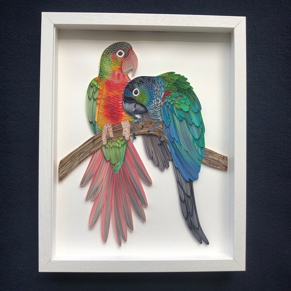 Quilled Bird Etsy