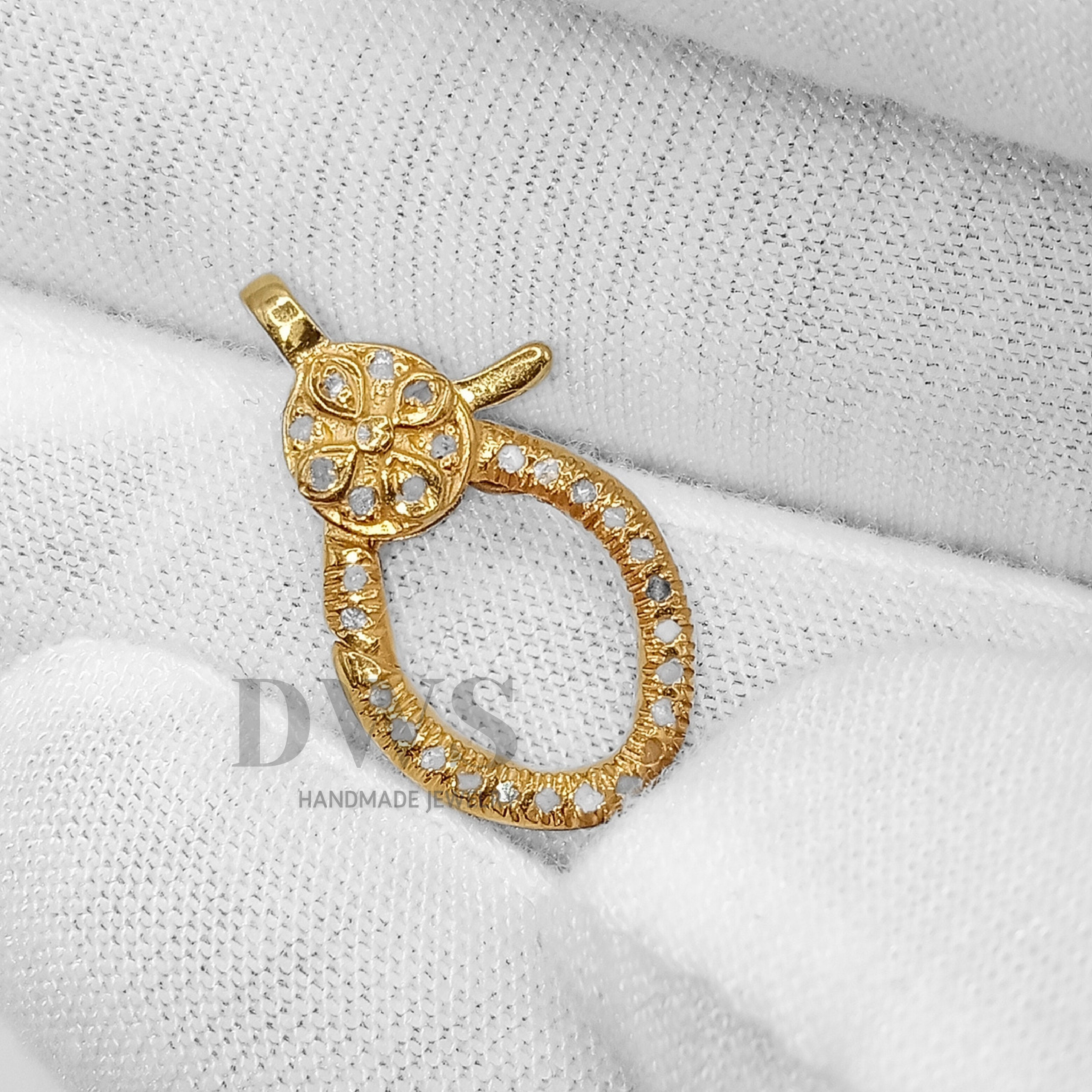 1psc Pave Diamond Clasp Silver, Handmade Lobster Clasps, 18K Gold ...