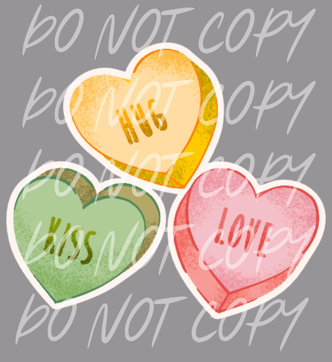 Conversation Hearts Valentines Png - Etsy