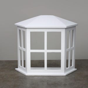 1/12 Scale Dollhouse Bay Window, DIY Accessory, Wooden Windows, Dolls ...