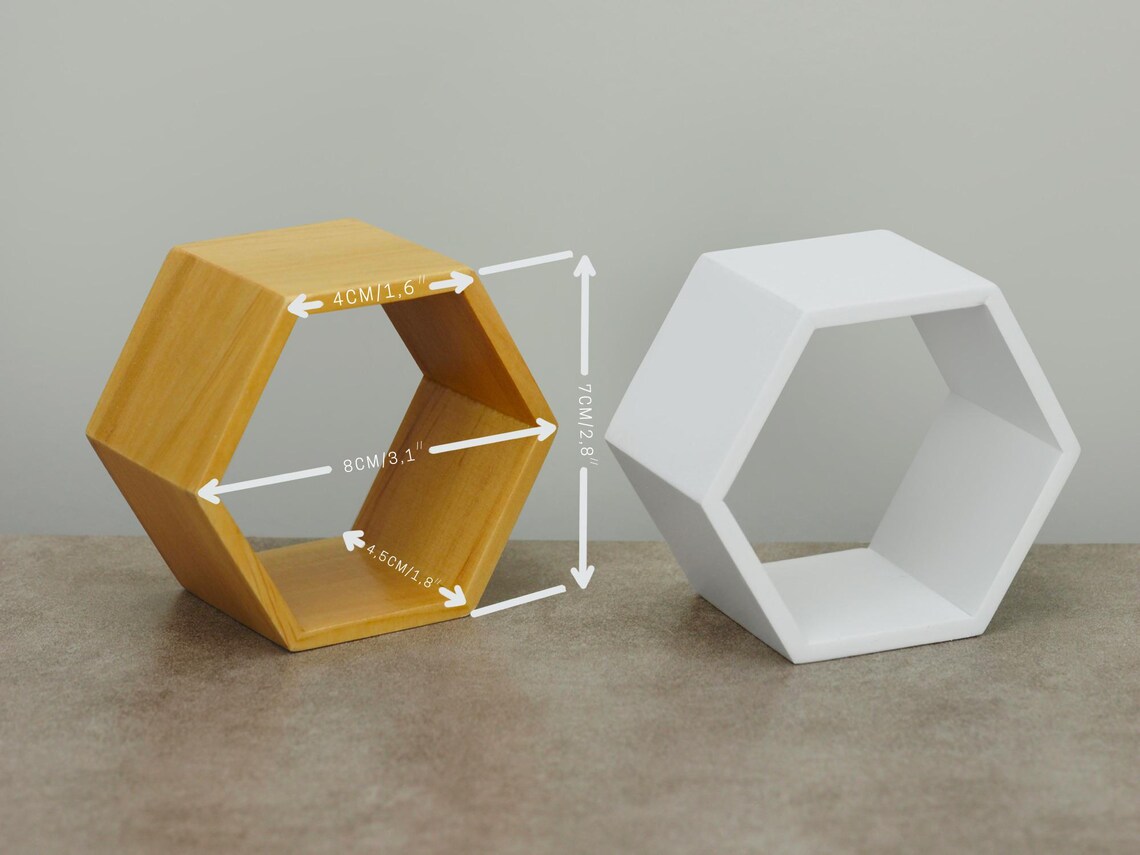 Dollhouse 6-sided Honeycomb Shelf. Shelf Set, 1/6 Scale - Etsy