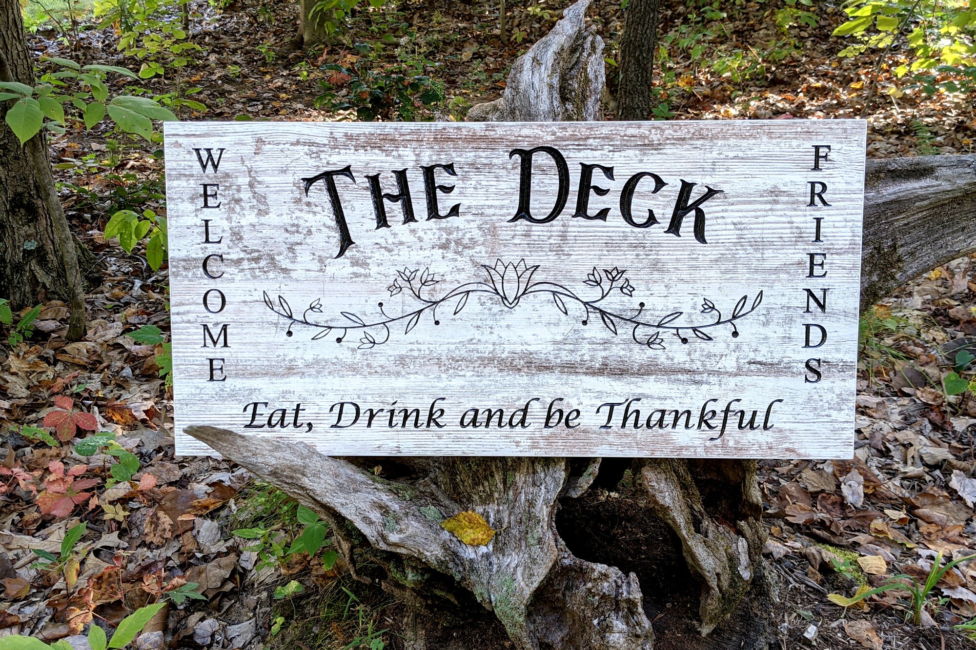 Deck Sign, Lanai Sign, Veranda Sign, Porch Sign, Patio Sign, Engraved ...