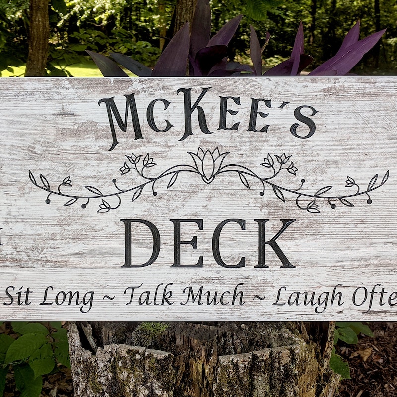 Deck Signs - Etsy
