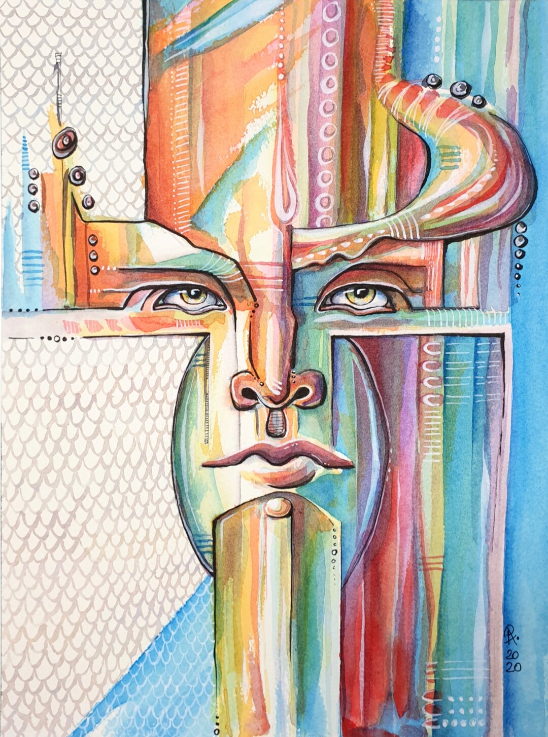 THE ALCHEMIST Original Artwork, Watercolour, Archival Ink Painting ...