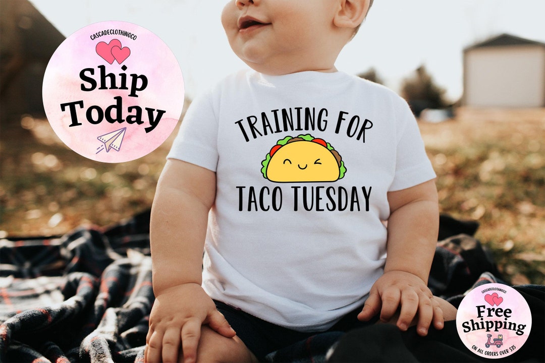 Funny Training for Taco Tuesday Baby Onesie®, Cute Taco Onesie®, Taco ...