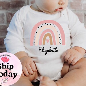 Cute Custom Baby Name Onesie®, Create Your Own Bodysuit, Personalized ...