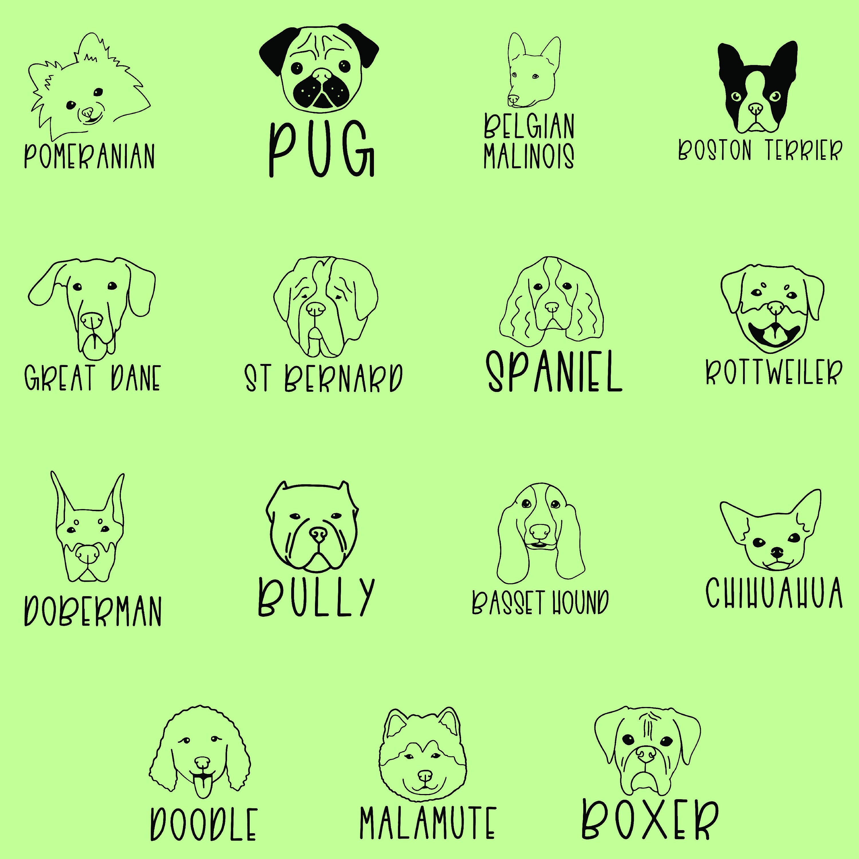 Protected by Dog Onesie® Custom Dog Breed Onesie® - Etsy