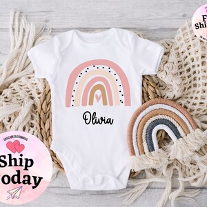 Cute Custom Baby Name Onesie®, Create Your Own Bodysuit, Personalized ...