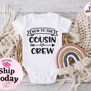 New to the Cousin Crew Onesie®, New to the Crew Bodysuit, New to the Crew Toddler Shirt, Baby ...