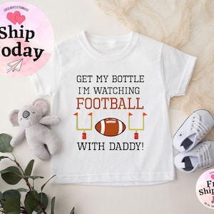 Football Onesie®s, Football With Daddy Bodysuit, Sports Onesie ...