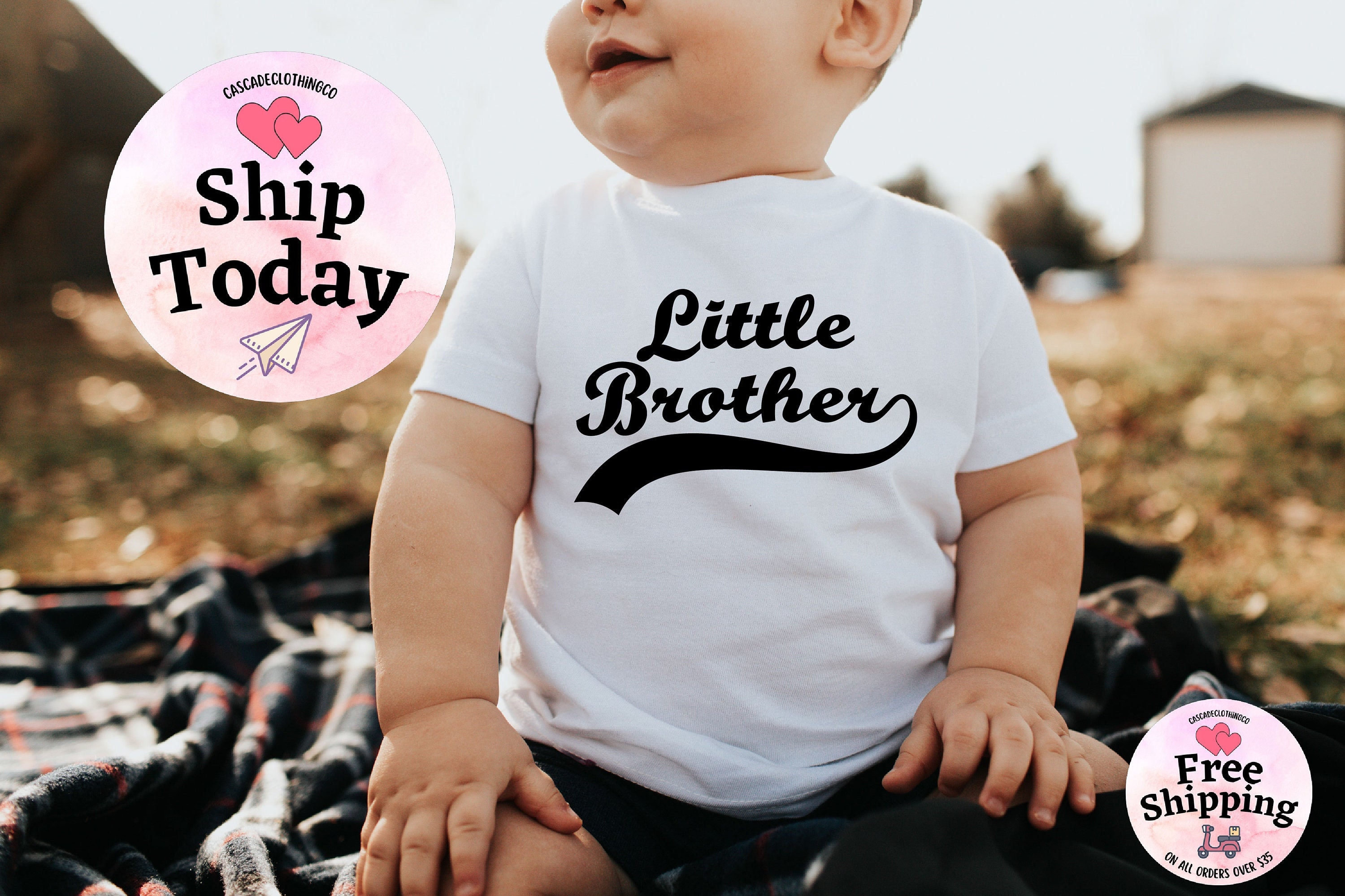 Retro Little Brother Onesie® Cute Little Brother Bodysuiy - Etsy