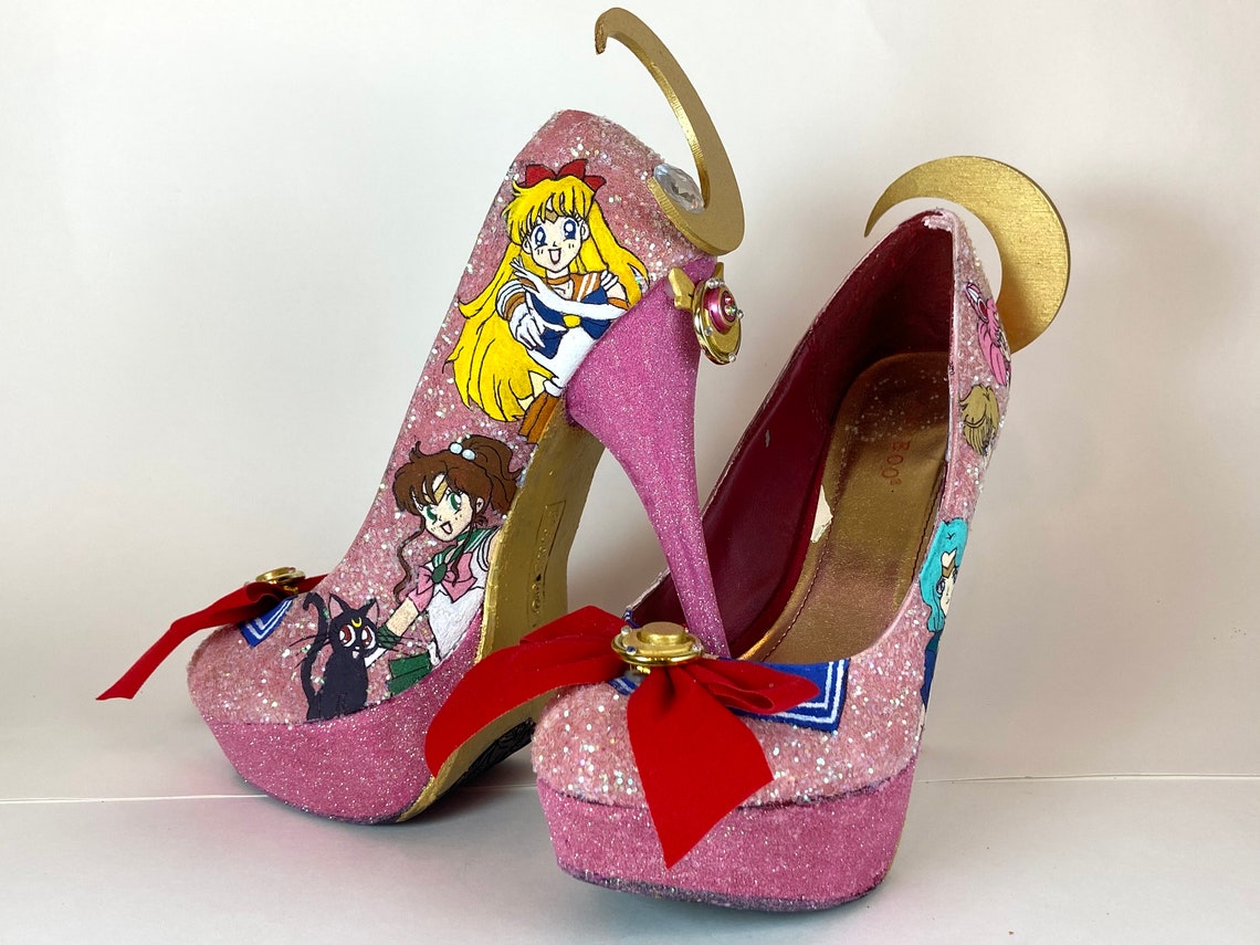 Custom Sailor Moon Heels - Etsy UK