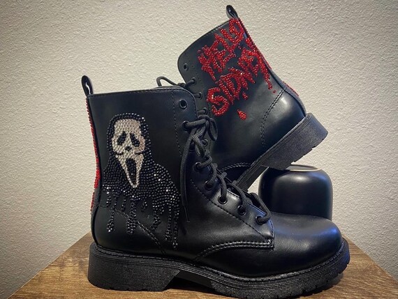 SCREAM Inspired Combat Boot | Etsy