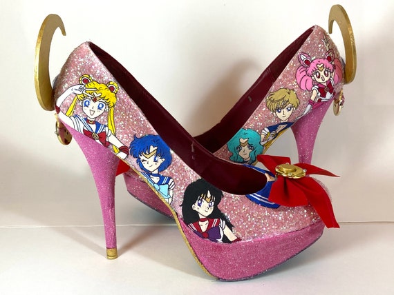 Custom Sailor Moon Heels | Etsy UK