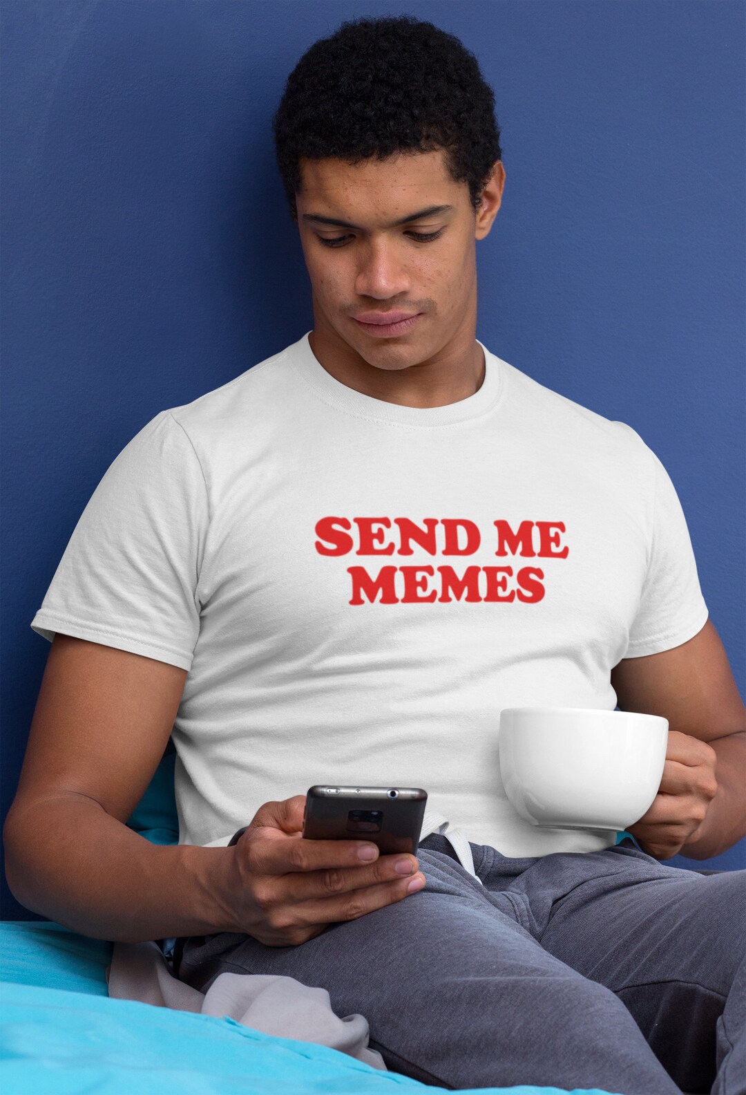 Send Me Memes Slogan T-shirt | Social Media Tee - Etsy