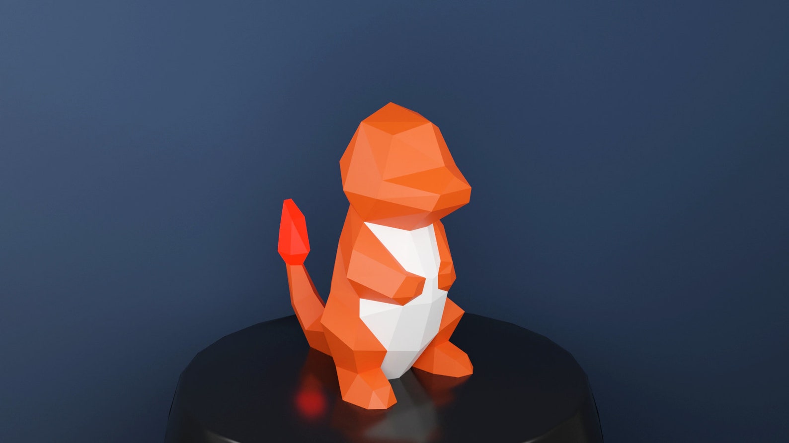 Charmander Papercraft Pokemon Decoración Decoración del | Etsy España