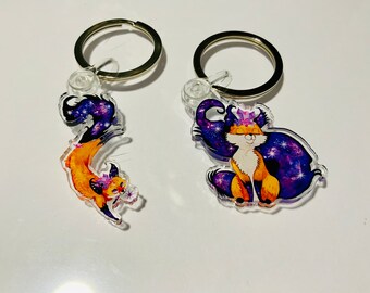 Fox Key Ring | Etsy
