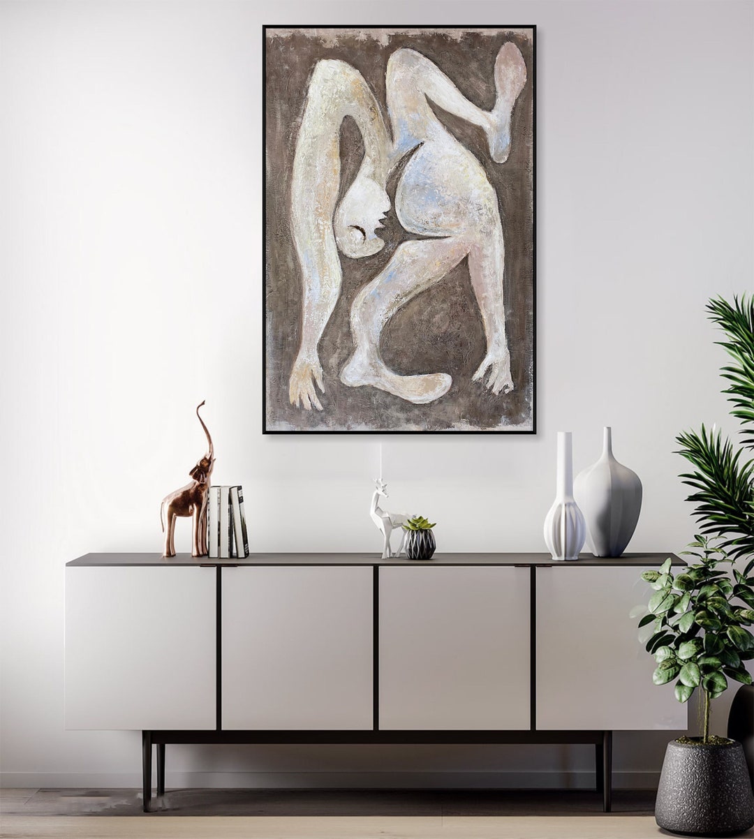 Abstract Art Work Human-like Figures Large Human Abstract Female ...