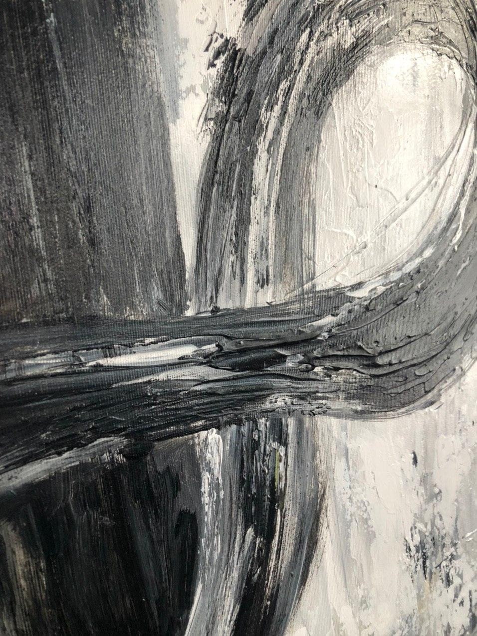 Large Original Infinity Symbol Paintings on Canvas Black and - Etsy