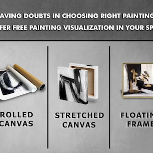 Original Abstract Humans Abstract Black and White Paintings on - Etsy