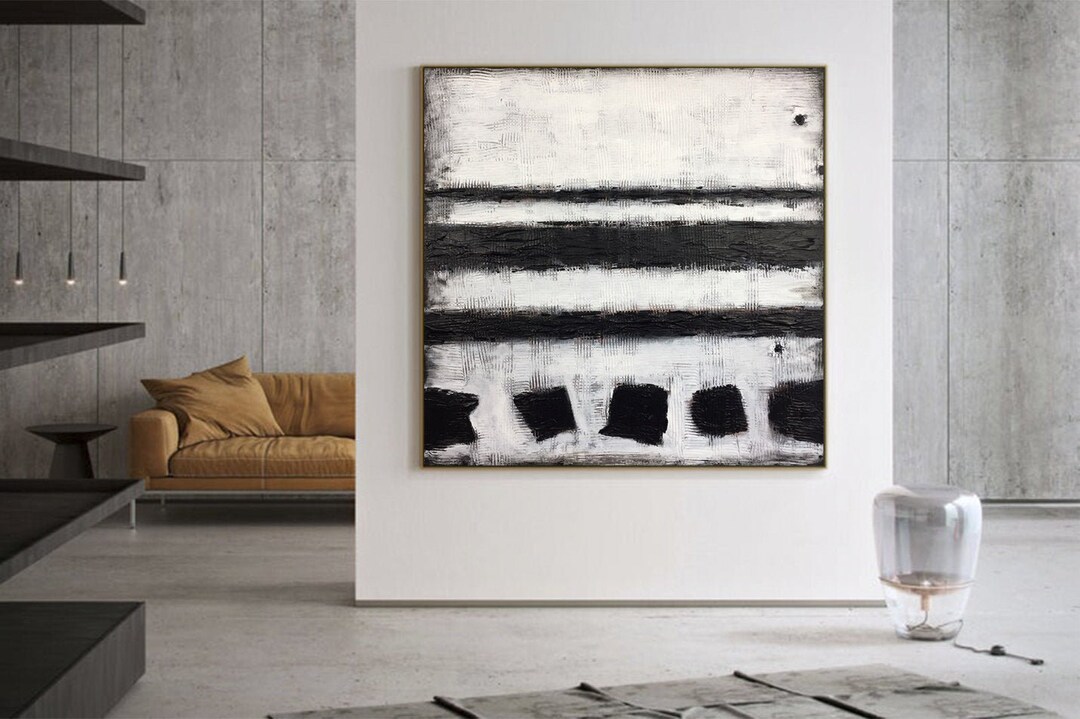 Minimalist Abstract Art Aesthetics Balance Symmetry in Art Office Decor ...