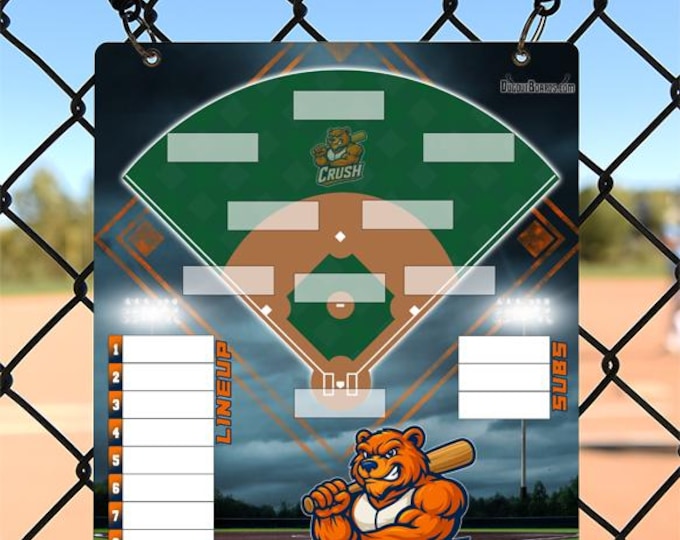 Line up Board for Baseball Softball - Etsy
