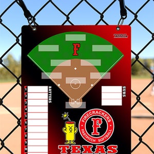 9"x12" Metal Custom Dugout Lineup Board - Etsy