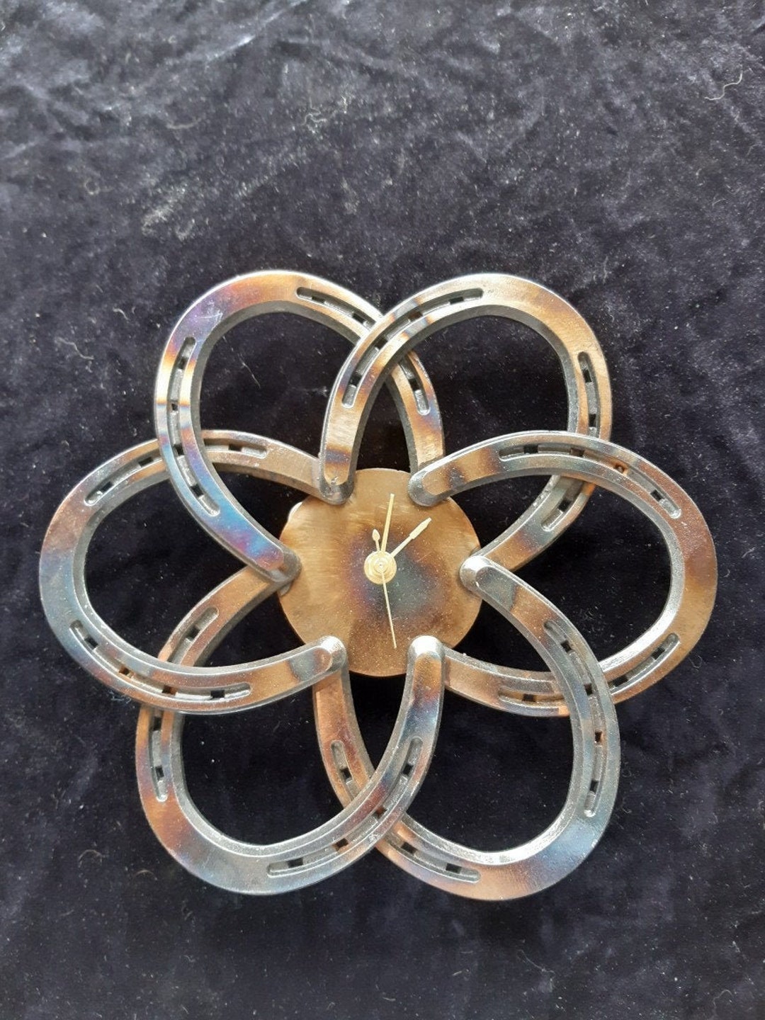 Horseshoe Wall Clock - Etsy