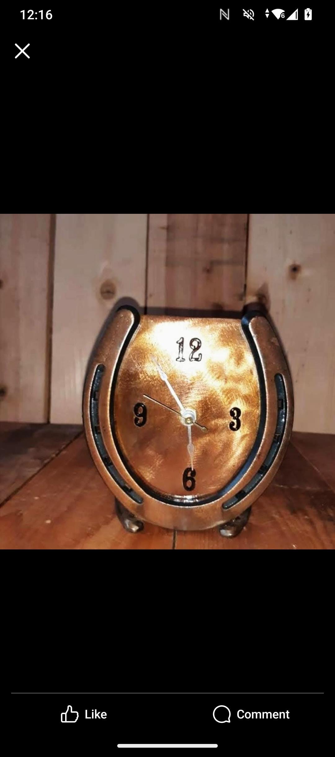 Horseshoe Self Standing Desk Counter Tabletop Clock Copper Finish - Etsy