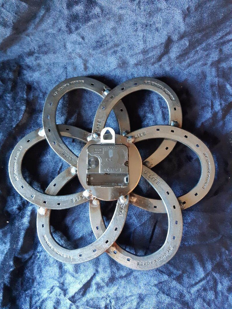 Horseshoe Wall Clock - Etsy