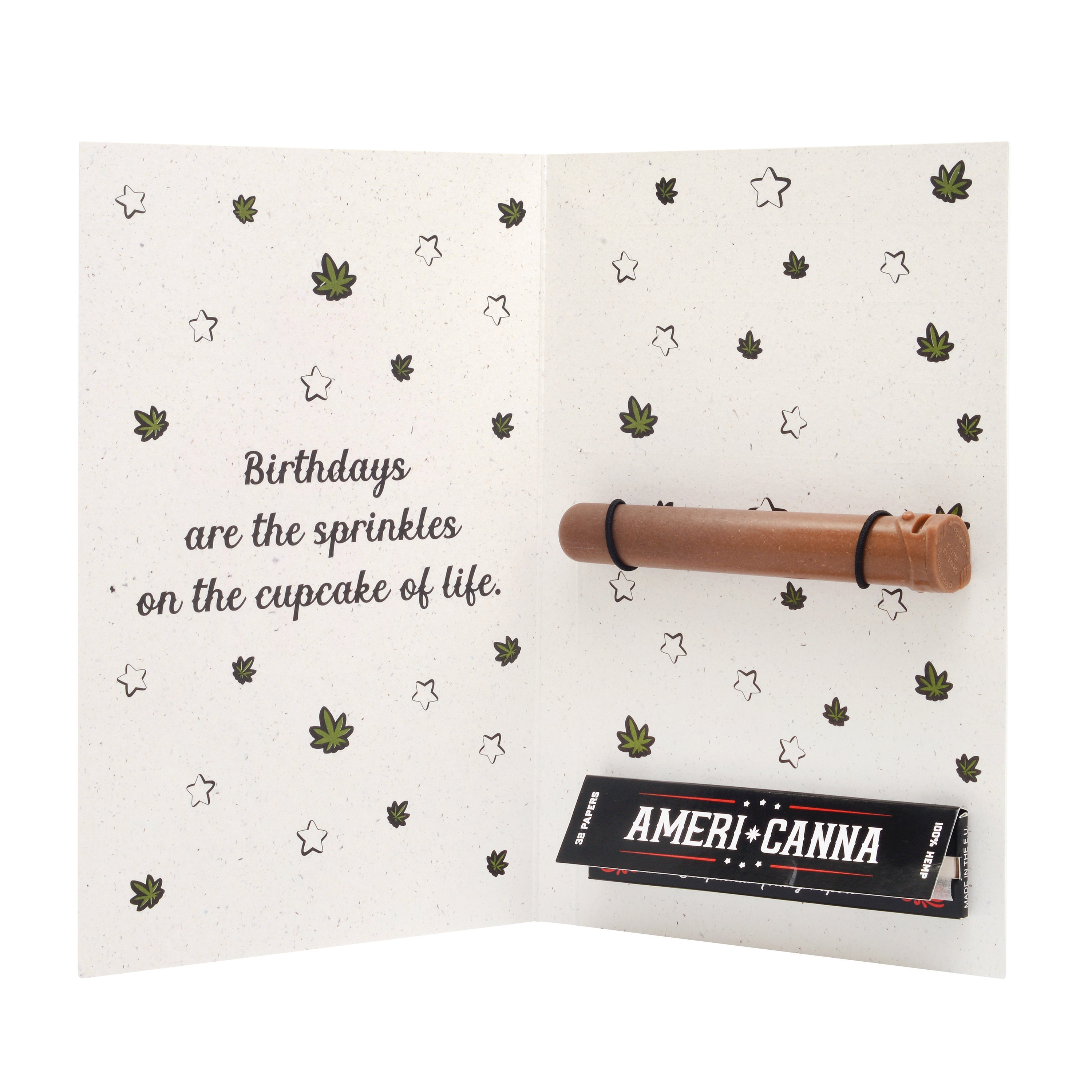 Spliff Card / Birthday CupCake / Cannabis Gifting Card / Rolling Papers ...