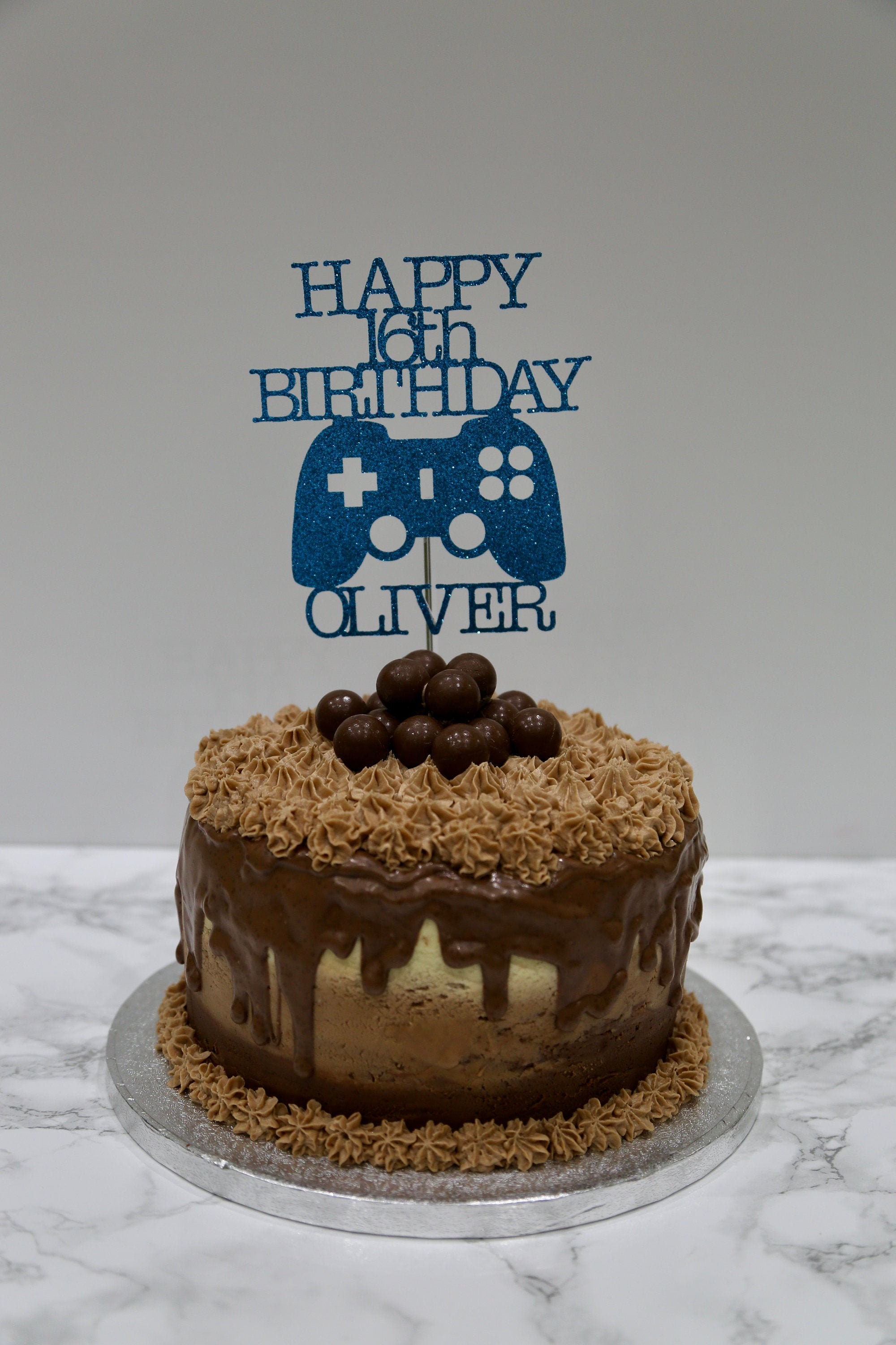 Happy Birthday Game Controller Cake Topper Customised - Etsy UK