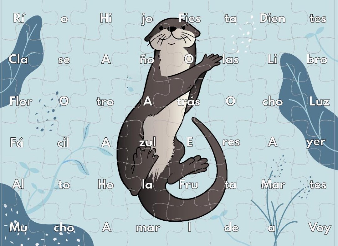 ROMPECABEZAS SILABAS - Etsy