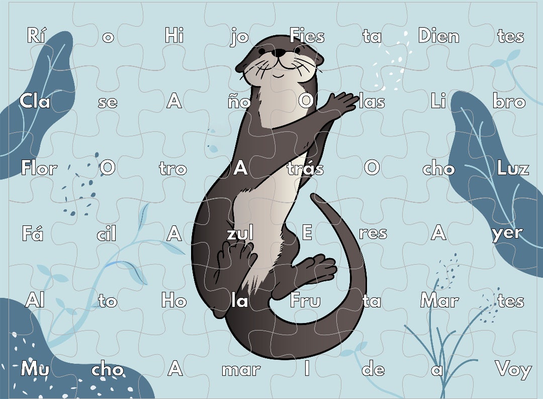 ROMPECABEZAS SILABAS - Etsy