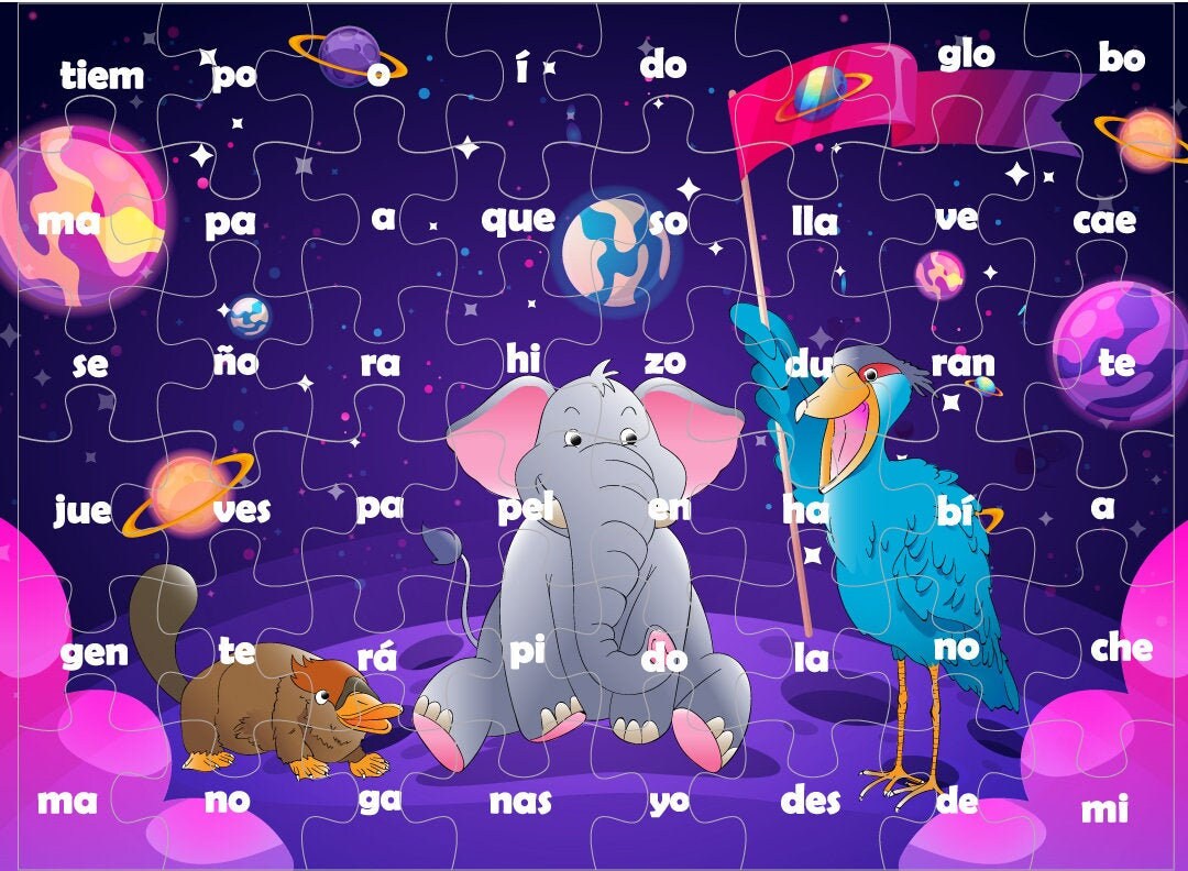 PALABRAS ALTA FRECUENCIA Puzzle - Etsy