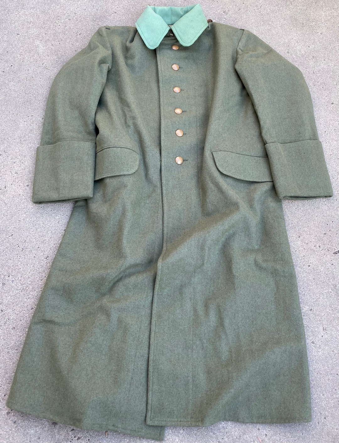 WWI Imperial Prussian M1915 Winter Wool Overcoat Greatcoat Coat - Etsy ...