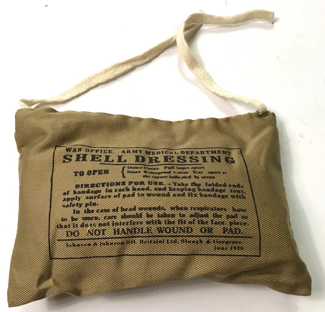 WWII US British First Aid Shell Field Dressing Bandage - Etsy