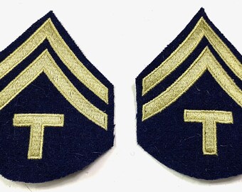 WWII US Army NCO Corporal Jacket Sleeve Rank Insignia | Etsy