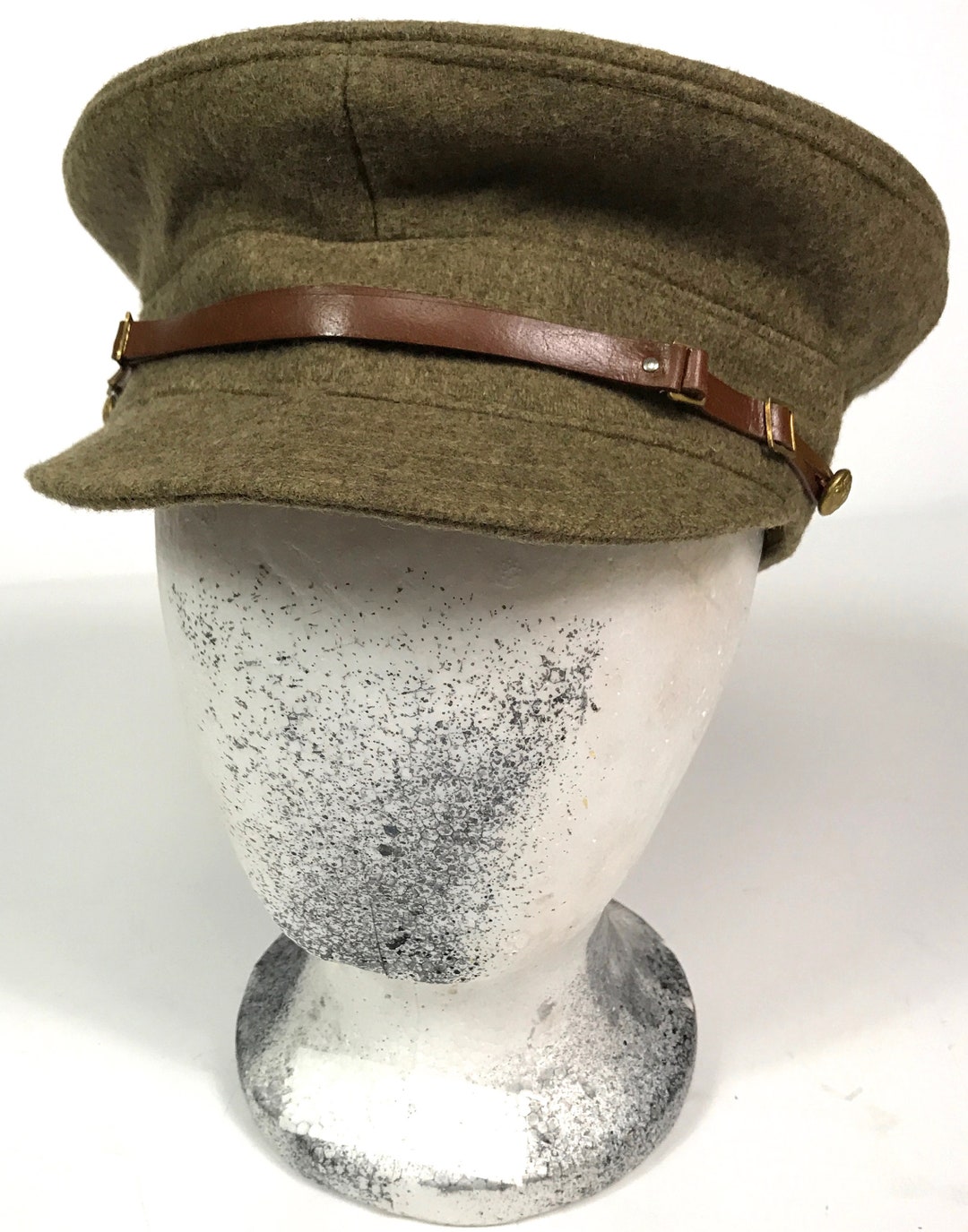 WWI British M1915 Soft Wool Trench Cap - Etsy UK