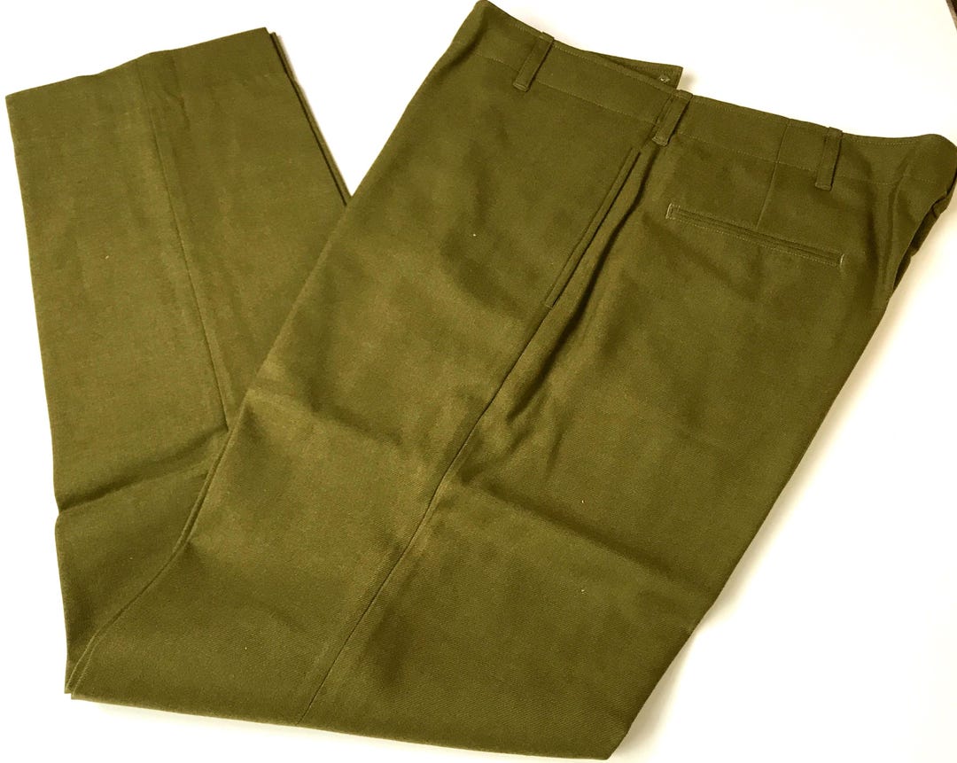 WWII US Army M1937 Wool Combat Field Trousers - Etsy