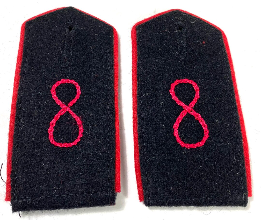 WWI German M1907 Field Grey Wool Tunic Shoulder Boards-8th Pioneer ...