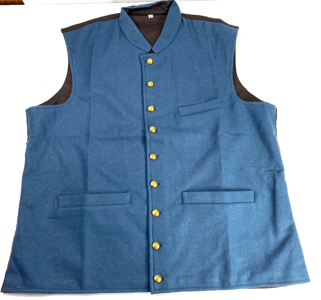Indian Wars Spanish American War US Army M1873 Sky Blue Wool Vest - Etsy